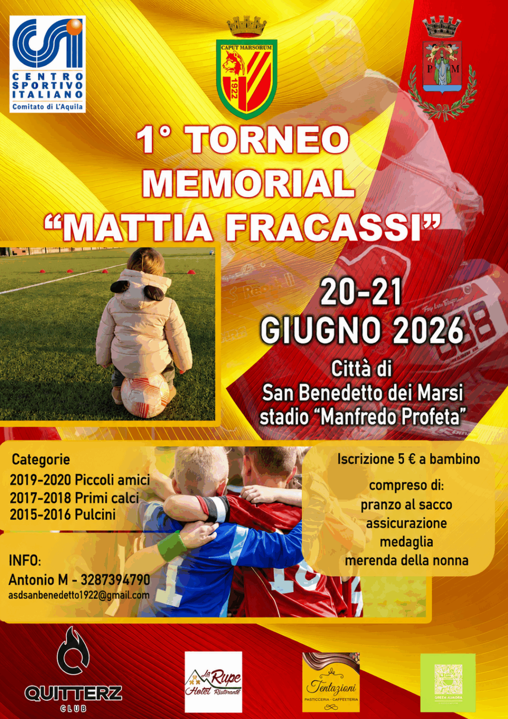 San Benedetto dei Marsi: in oltre 400 al Memorial "Mattia Fracassi ...